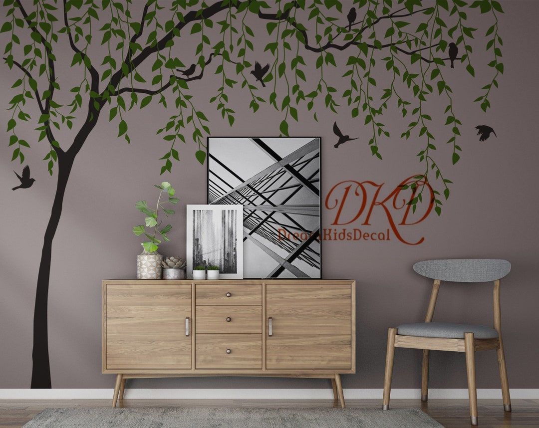 Large Tree Decal for Nursery Home Decor Tree Wall Decal - Etsy