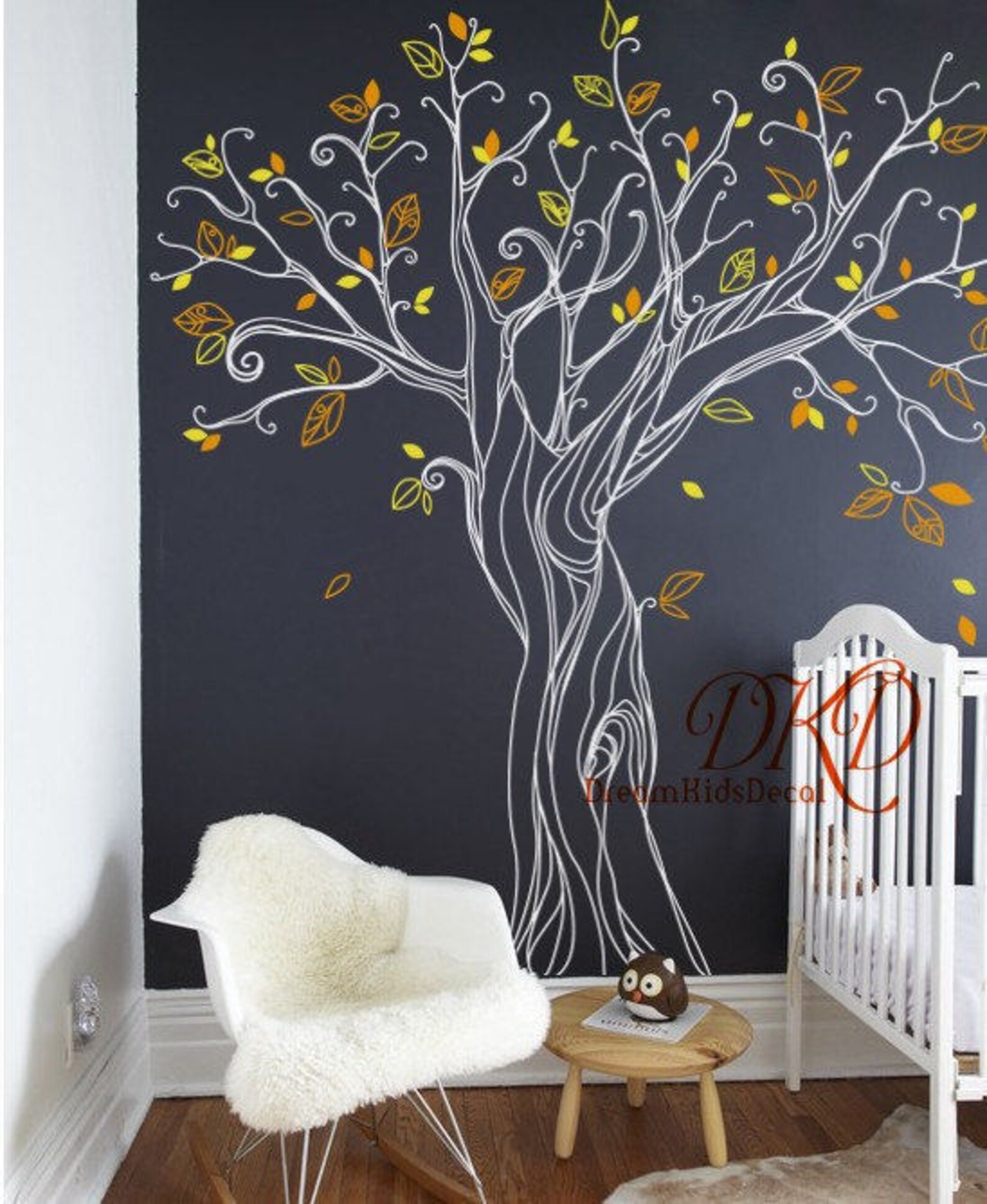 Tree Wall Decal Wall Sticker Baby Nursery Decals Wall - Etsy