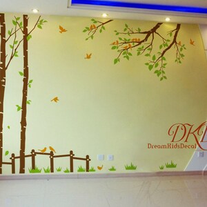 Tree Branch Wall Decal Stickers Floor to Ceiling Tree Wall Decal Office ...