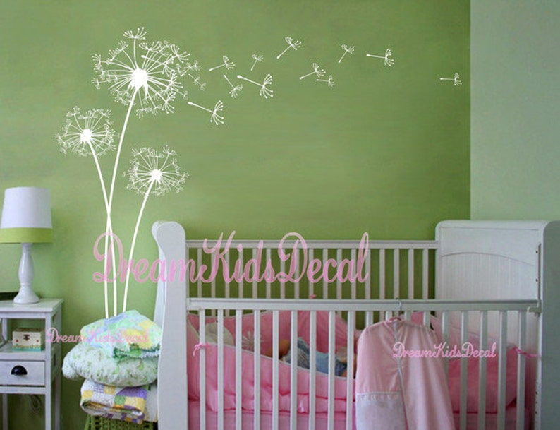 Dandelion Wall Decal Dandelion Wall Art Dandelion Wall - Etsy