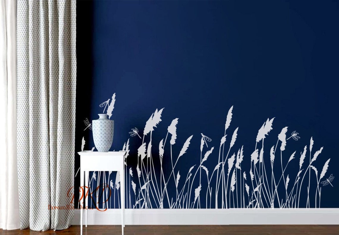 Grass Wall Decor Nursery Wall Decal Grass Wall Decal Border | Etsy