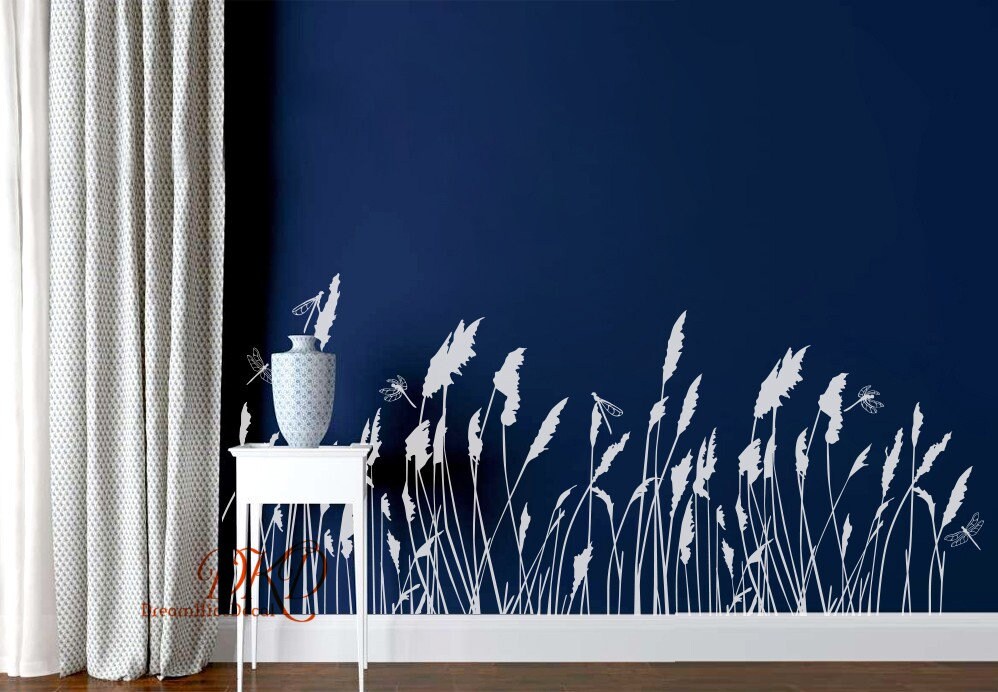 Grass Wall Decor Nursery Wall Decal Grass Wall Decal Border | Etsy