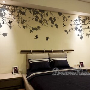 Wall Decal, Nursery Wall Decal, White Tree Nursery Wall Sticker-corner ...