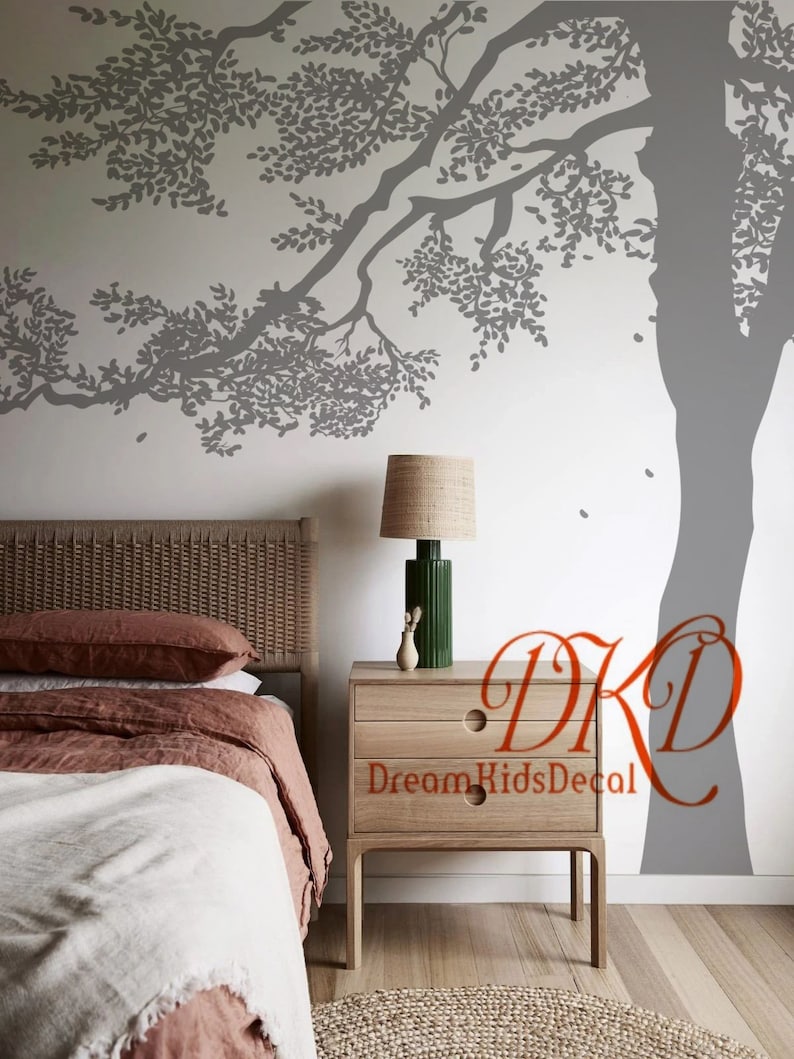 Nursery Wall Decal Tree Wall Decal Giant Tree for Living - Etsy