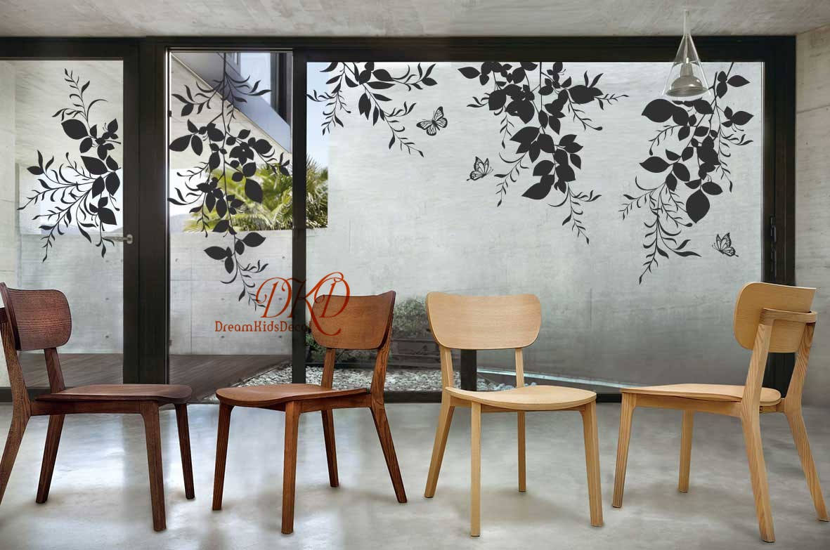 Wall Decal Wall Sticker Nature Wall Decor Set Tree | Etsy