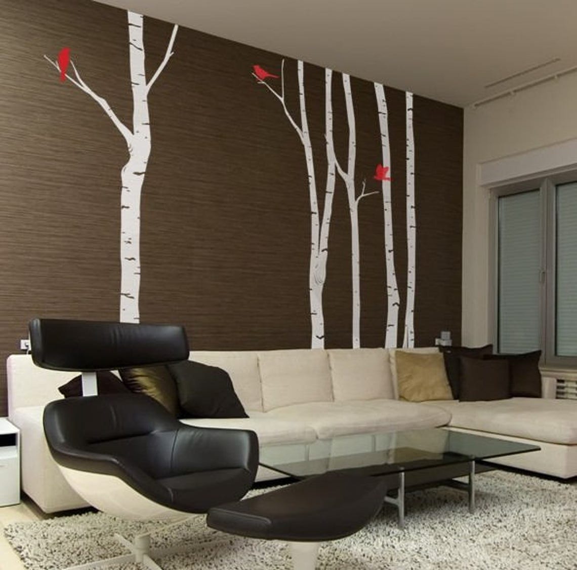 Ceiling High Wall Decals for Sofa Tree Wall Decal Wall Sticker - Etsy