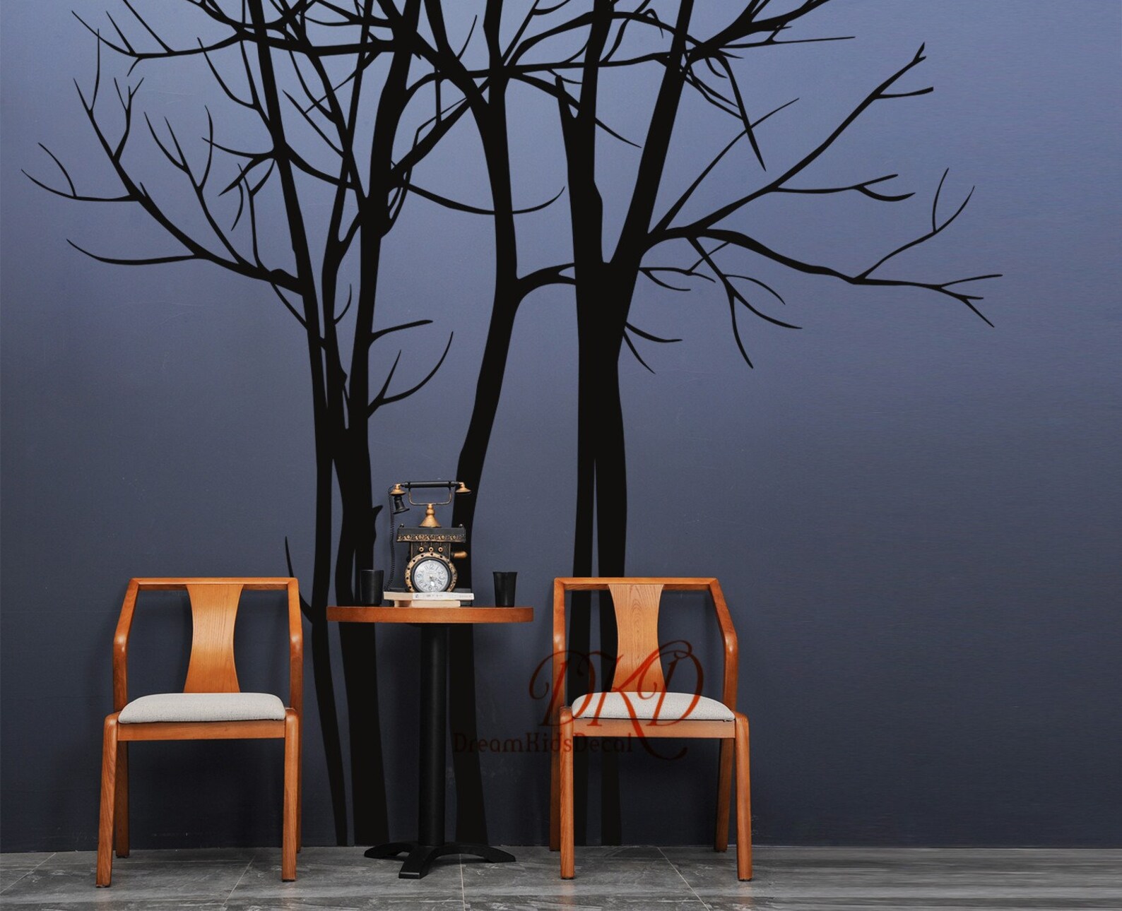 Large Winter Tree Wall Decal Living Room Bedroom Wall - Etsy