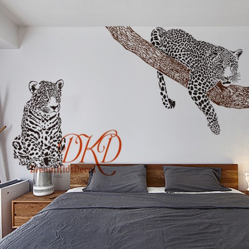 Leopard Wall Decal - Etsy