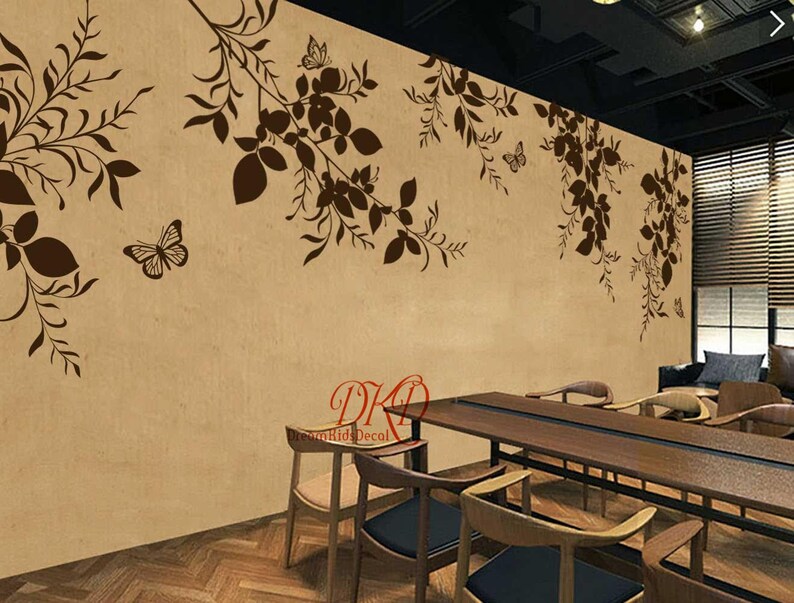 Wall Decal Wall Sticker Nature Wall Decor Set Tree - Etsy