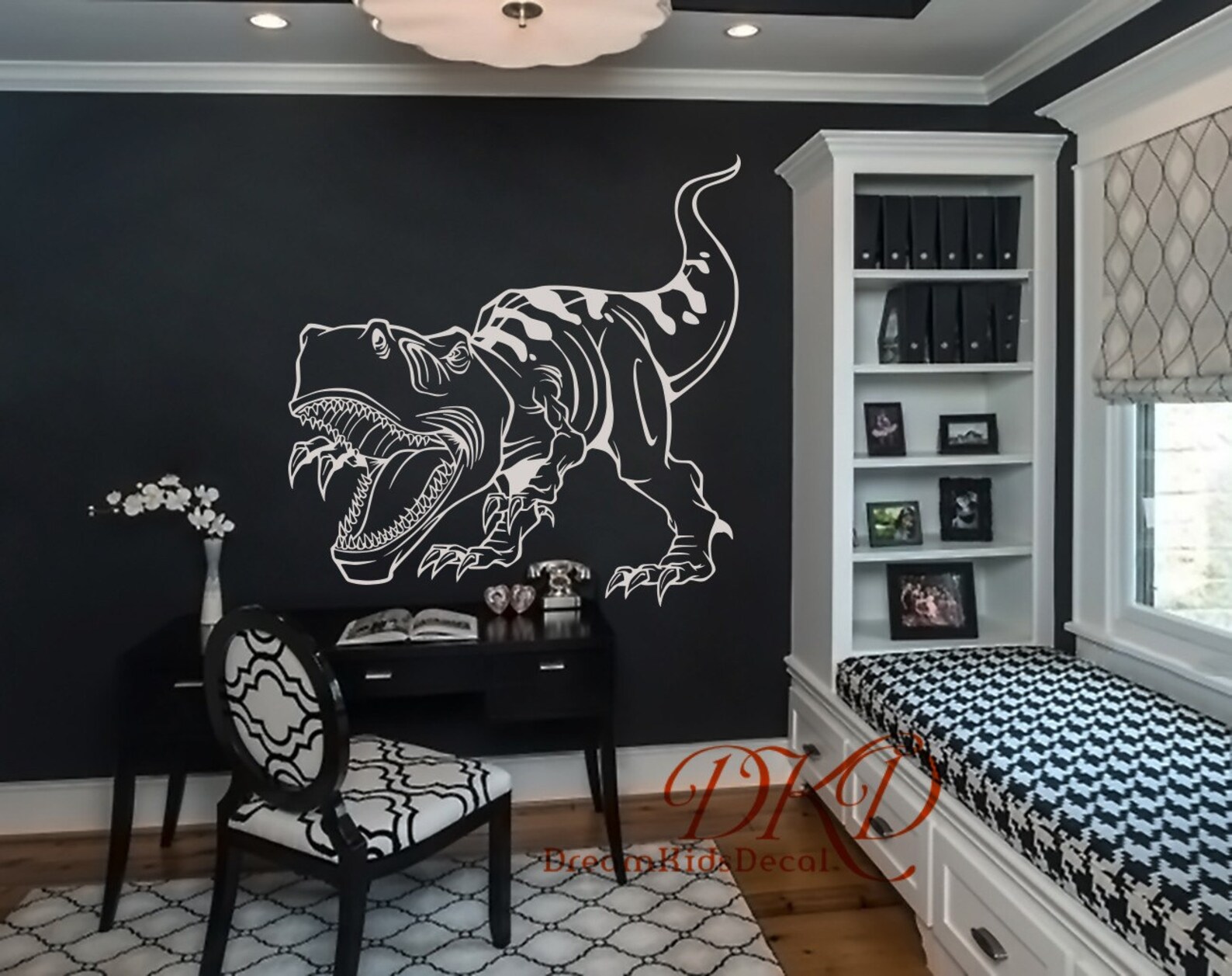 Dinosaur Decal, Dinosaur Wall Decal, Dinosaur Wall Art, Dinosaur Wall ...