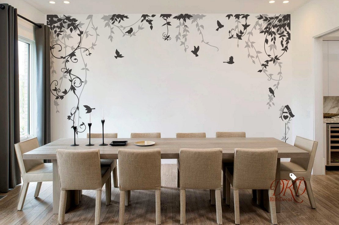 Nursery Wall Decal Wall Sticker Hanging Vines Wall Decal | Etsy