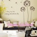 Dandelion Wall Decal Dandelion Flower Wall Sticker Decal - Etsy
