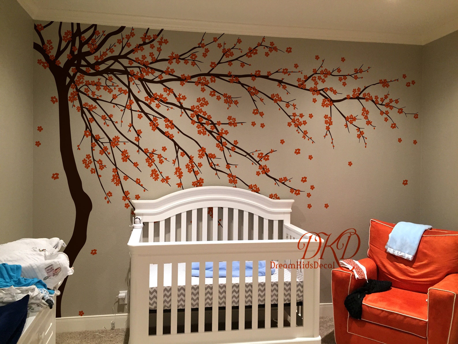 Wall Decal Tree Wall Sticker-large Cherry Blossoms Tree | Etsy