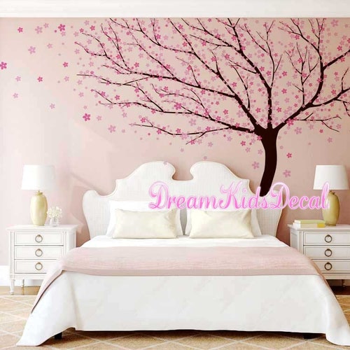 Cherry Blossoms Wall Decal Wall Sticker Tree Decals-dk006 - Etsy