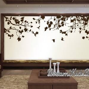 Wall Decal, Nursery Wall Decal, White Tree Nursery Wall Sticker-corner ...