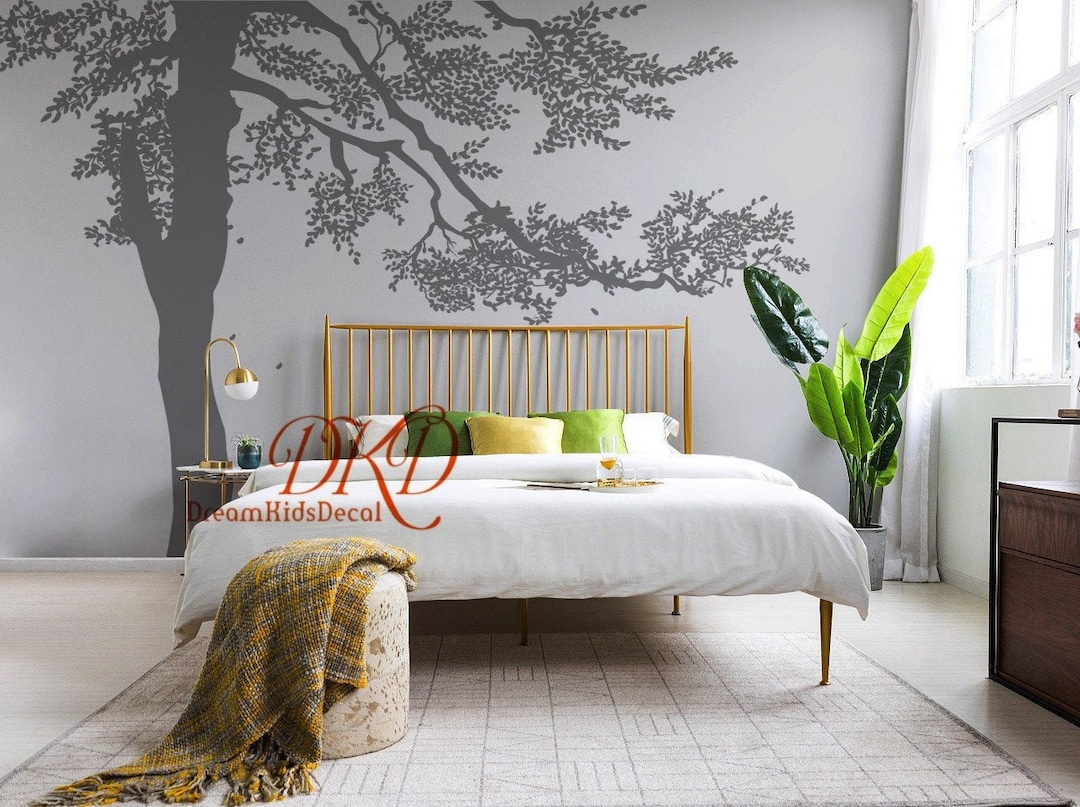 Nursery Wall Decal Tree Wall Decal, Giant Tree for Living Room, Family ...