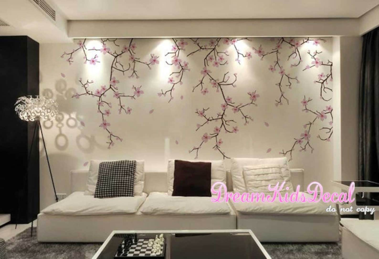 Living Space Interior Designs Cherry Blossoms Tree Branches | Etsy