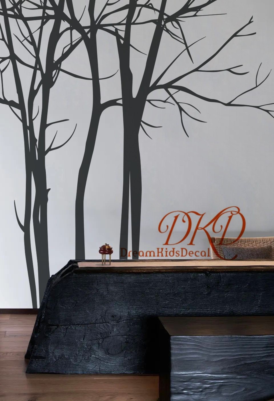 Large Winter Tree wall decal Living room bedroom Wall | Etsy