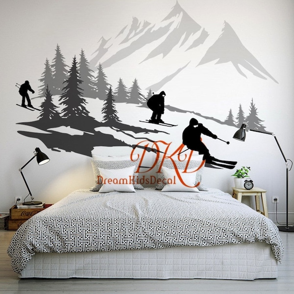Ski Decal - Etsy