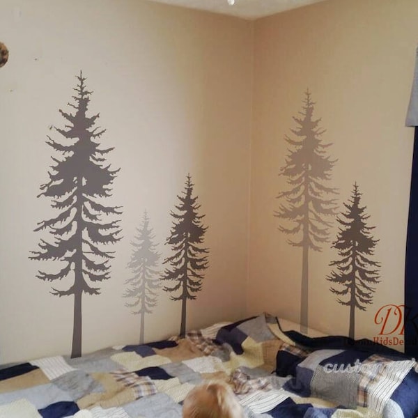 Pine Tree Decals - Etsy