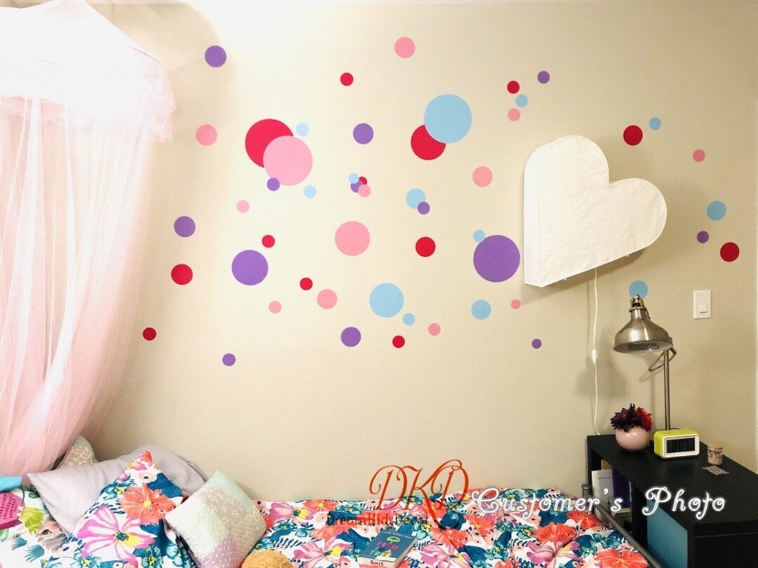 Wall Decal Wall Sticker,set of Polka Dots, Dots Decal for Nursery ...