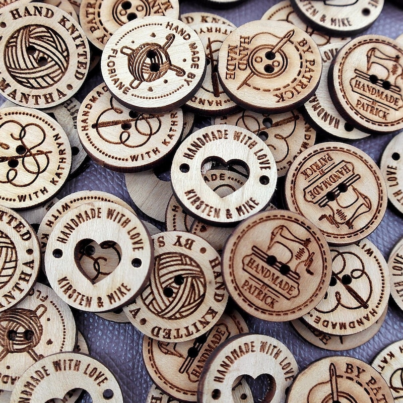 Personalized Hat Buttons - Etsy