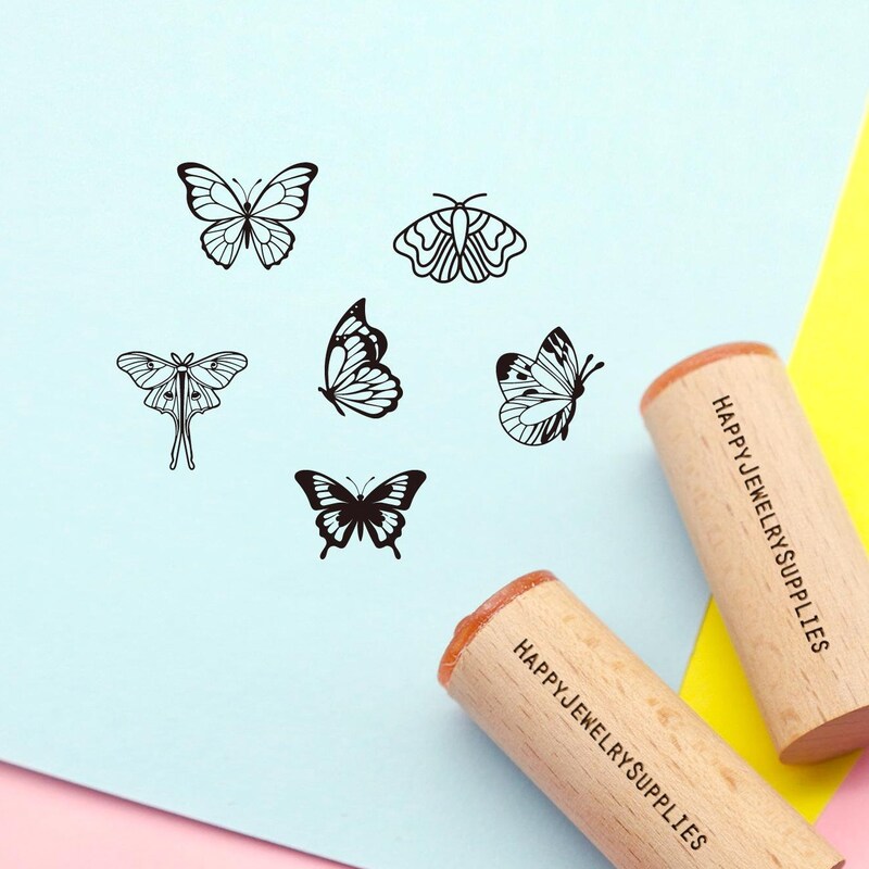 Mini Rubber Stamp - Etsy