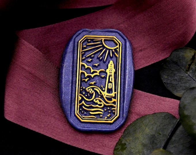 Great Wave off Kanagawa Wax Seal Stamp - Japanese Art Sealing Wax Stamp ...
