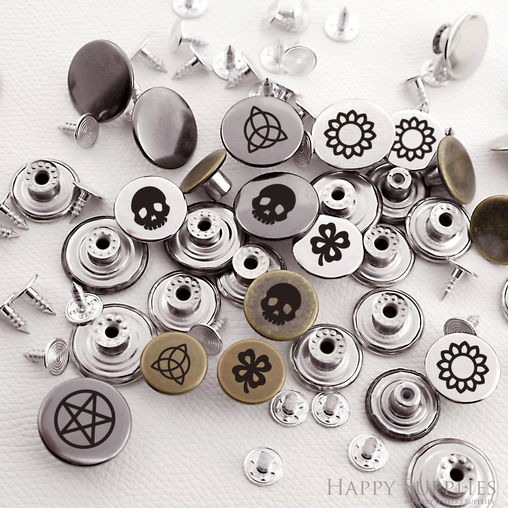 Custom Brand Logo, Custom Jeans Jackets Button, Jeans Rivet, Metal Tack ...