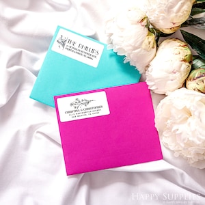 Address Labels ROLLS, Return Address Labels Roll, Custom Guest Address ...