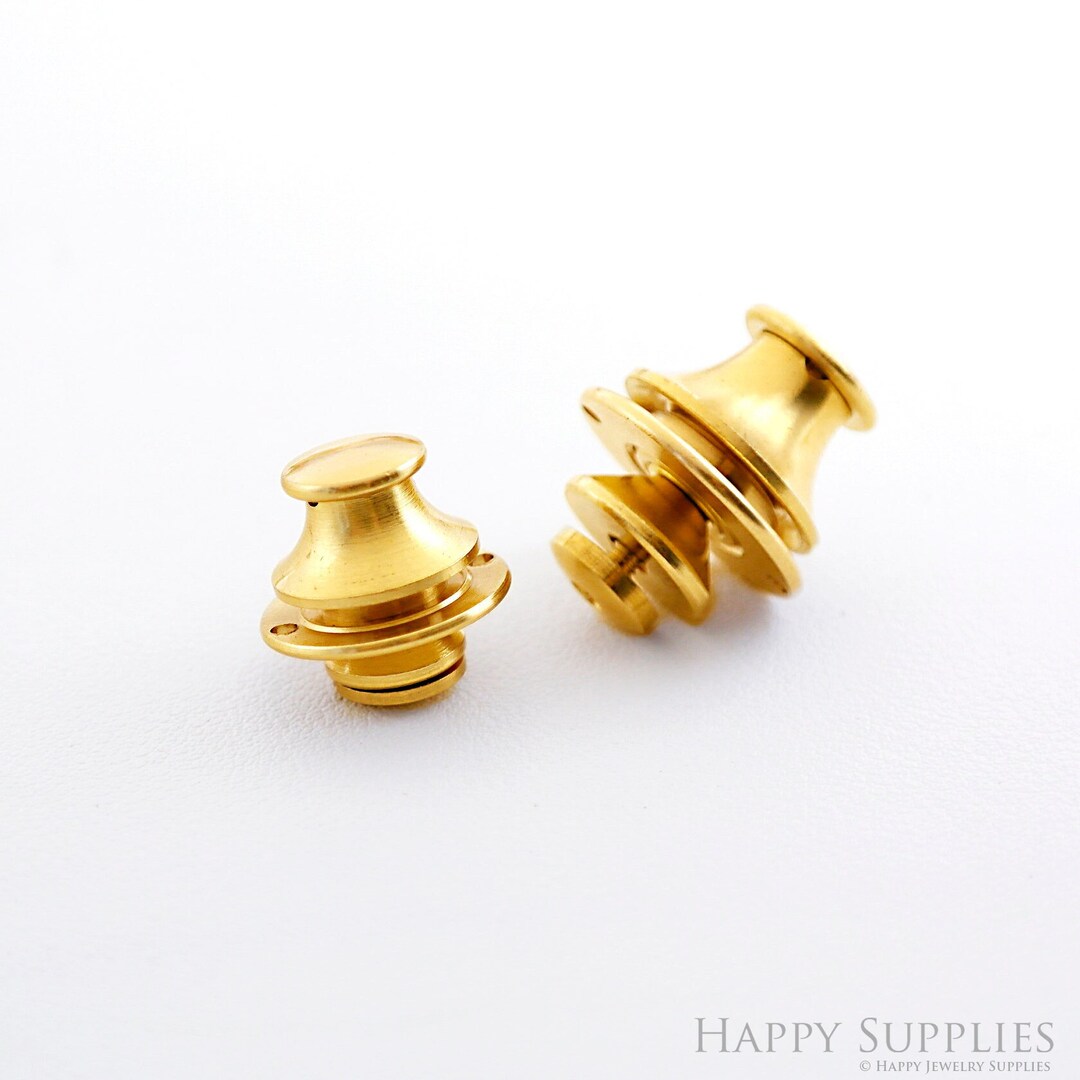 2pcs Solid Brass Snap Lock Closure for Bag Purse Leather Craft, High ...