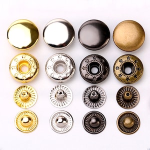 Custom Brand Logo, Custom Brass Snap Buttons Leather Craft Fastener ...