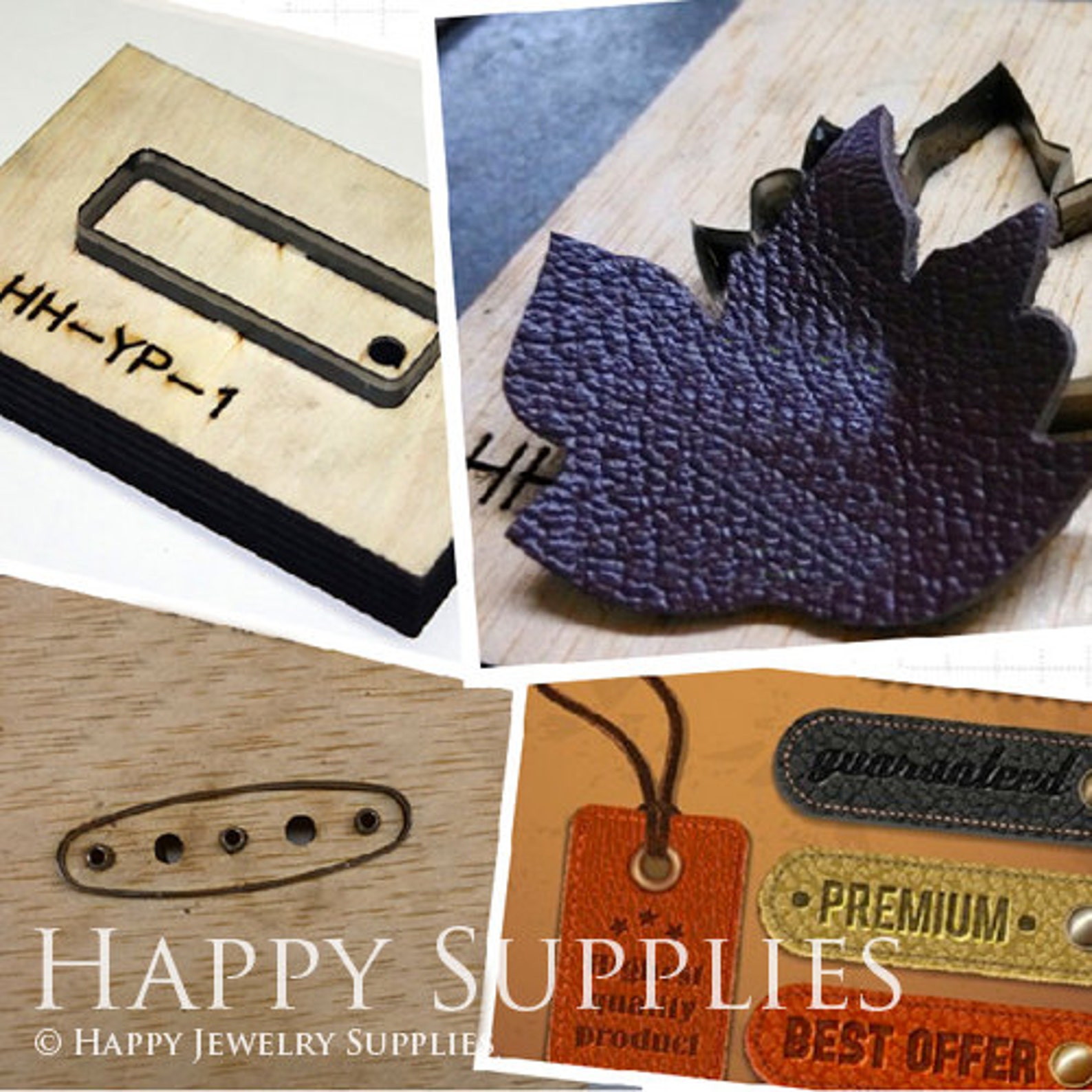 Custom Leather Cutting Die Earring / Leather Die Cut / Steel Rule Die ...