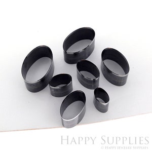 20-55mm (dia) Oval Leather Cutting Die Earring / Leather Die Cut Mold ...
