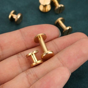 10MM Curved Head Stainless Steel Chicago Screw for Leather, 3/8" Screw ...