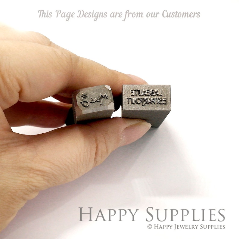 Custom Metal Stamp for Jewelry, Metal Jewelry Stamp, Logo Metal Stamp ...