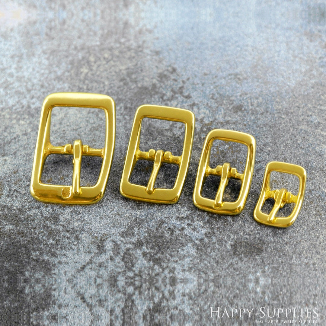 Solid Brass Belt Buckle, Leather Craft Hardware, Leather Strap Buckles ...