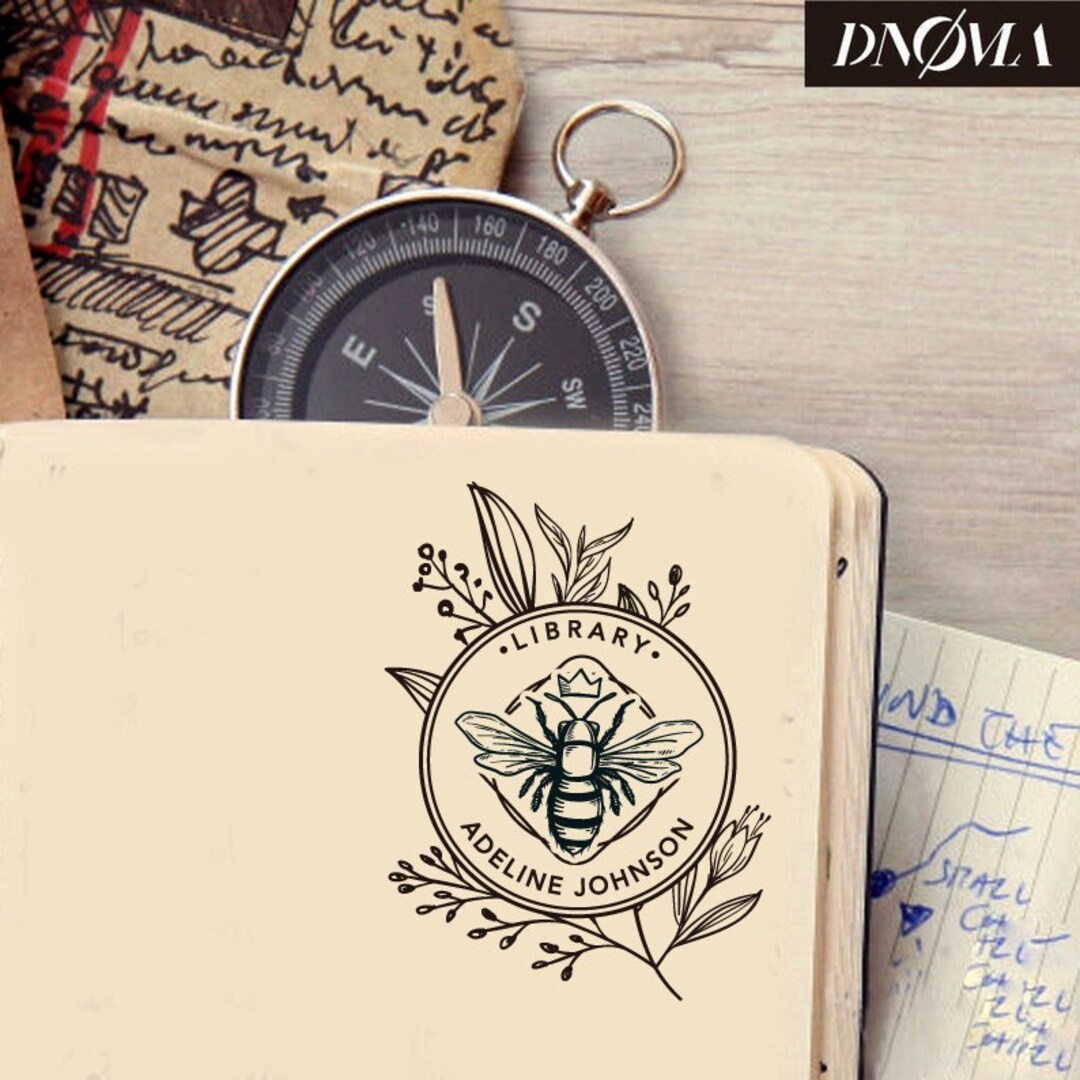 Library Stamp Personalized, Book Stamp Personalized, Teacher Stamp ...