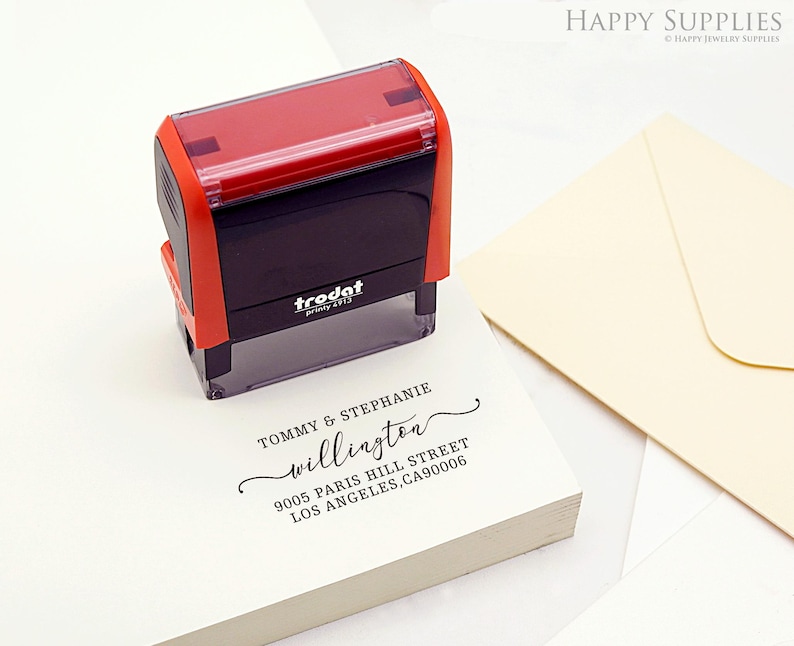 Custom Logo Stamp, Self Inking Stamp, Company Logo Stamp, Design Stamp ...