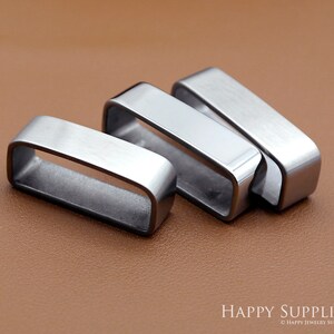 2pcs Stainless Steel Belt Loop Leather Belt Keepers Belt Fastener ...