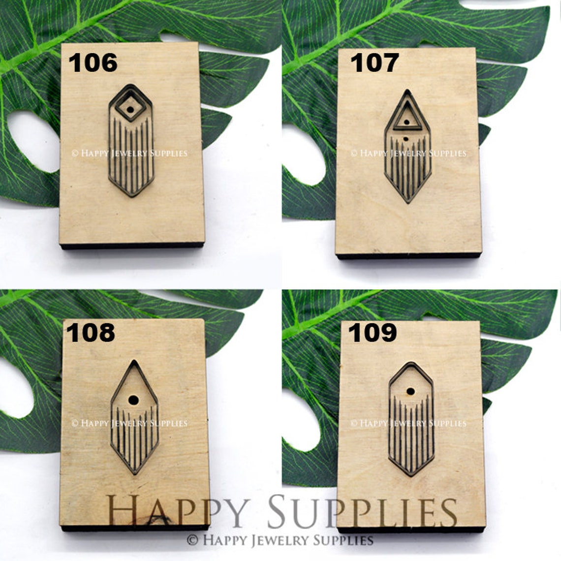 Tassel Earring Leather Cutting Die Earring / Steel Rule Metal Die ...