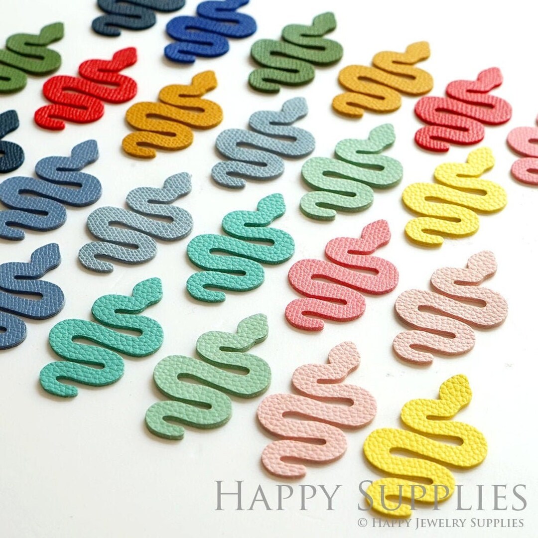 Leather Cutting Die Earring / Snake Leather Earrings / Steel Rule Metal ...