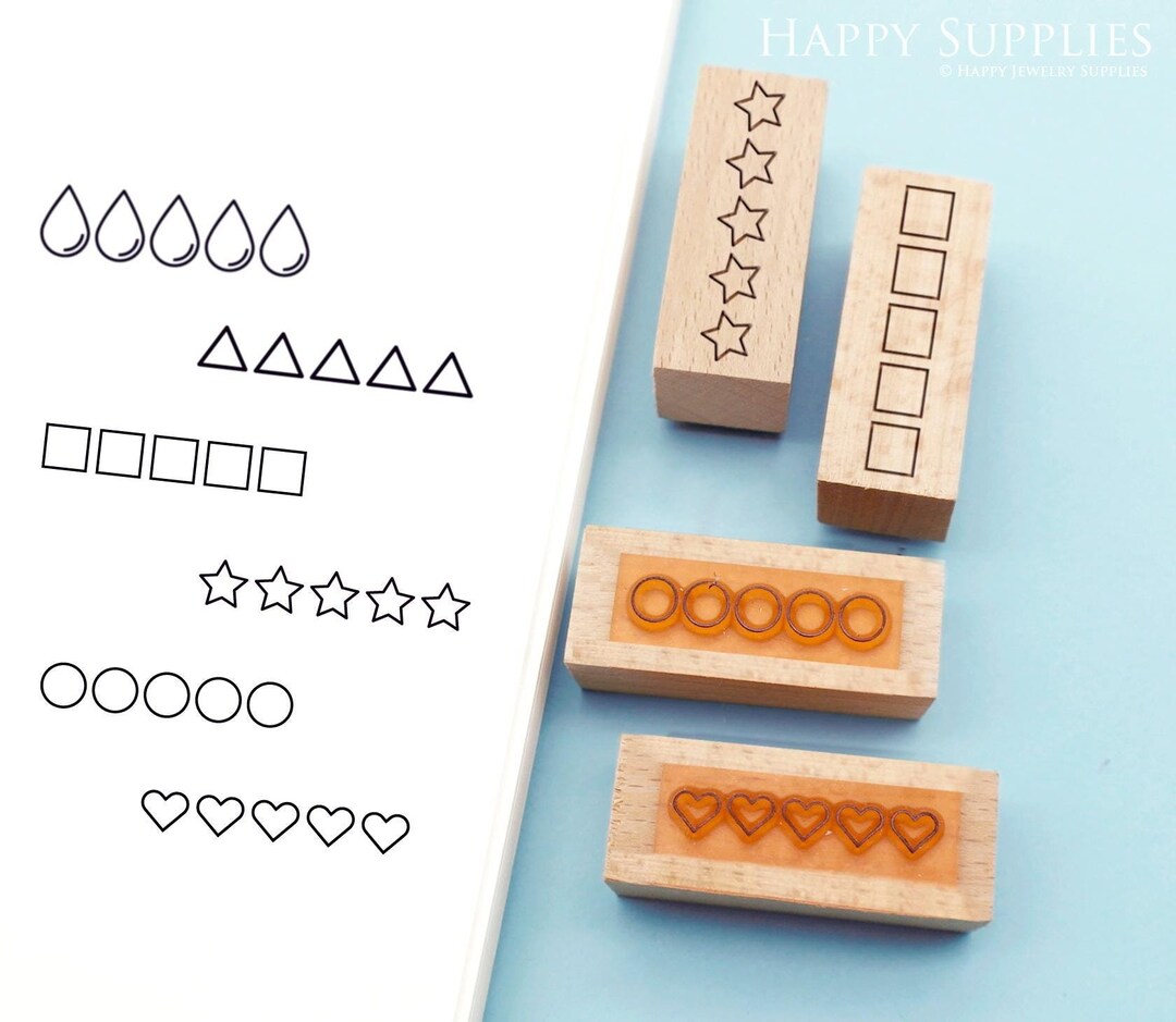 Check Box Stamp, Checklist Planner Stamp, Bullets Stamp, Asterisk Stamp ...