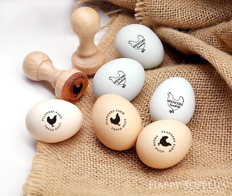 Egg Stamp, Custom Egg Stamp, Custom Egg Carton Stamp, Fresh Egg Stamp ...