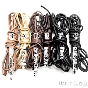 Vegetable Tanned Leather String (1.5/2/2.5/3/4/5/6mm 5meters) Leather ...