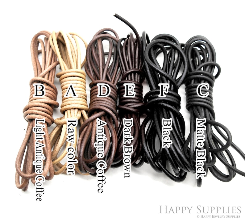 Vegetable Tanned Leather String (1.5/2/2.5/3/4/5/6mm 5meters) Leather ...