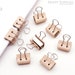 Binder Clips With Leather Cover, New Style Brass Silver Hollow Out Long ...