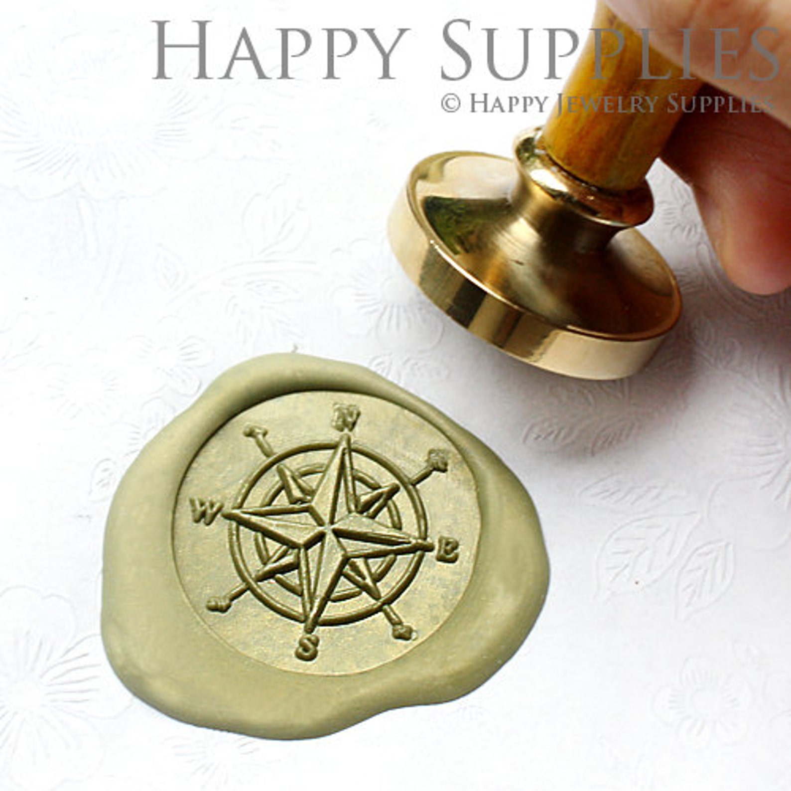 Wax Seal Stamp 1pc Compass Wax Stamp Sealing Wax Stamp | Etsy