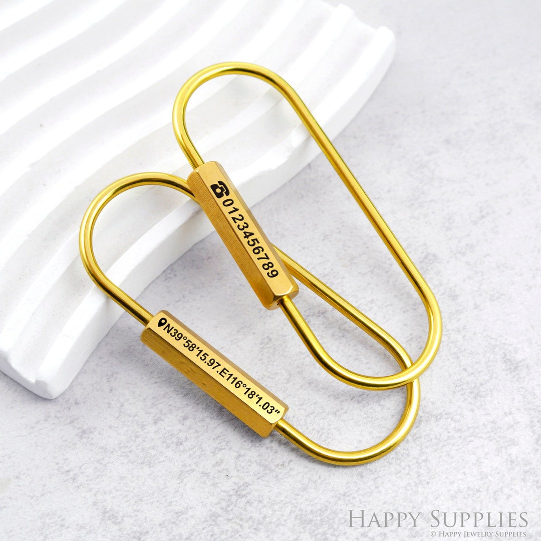 Custom Solid Brass Key Rings Keychain Ring, Brass Key Ring Supplies ...