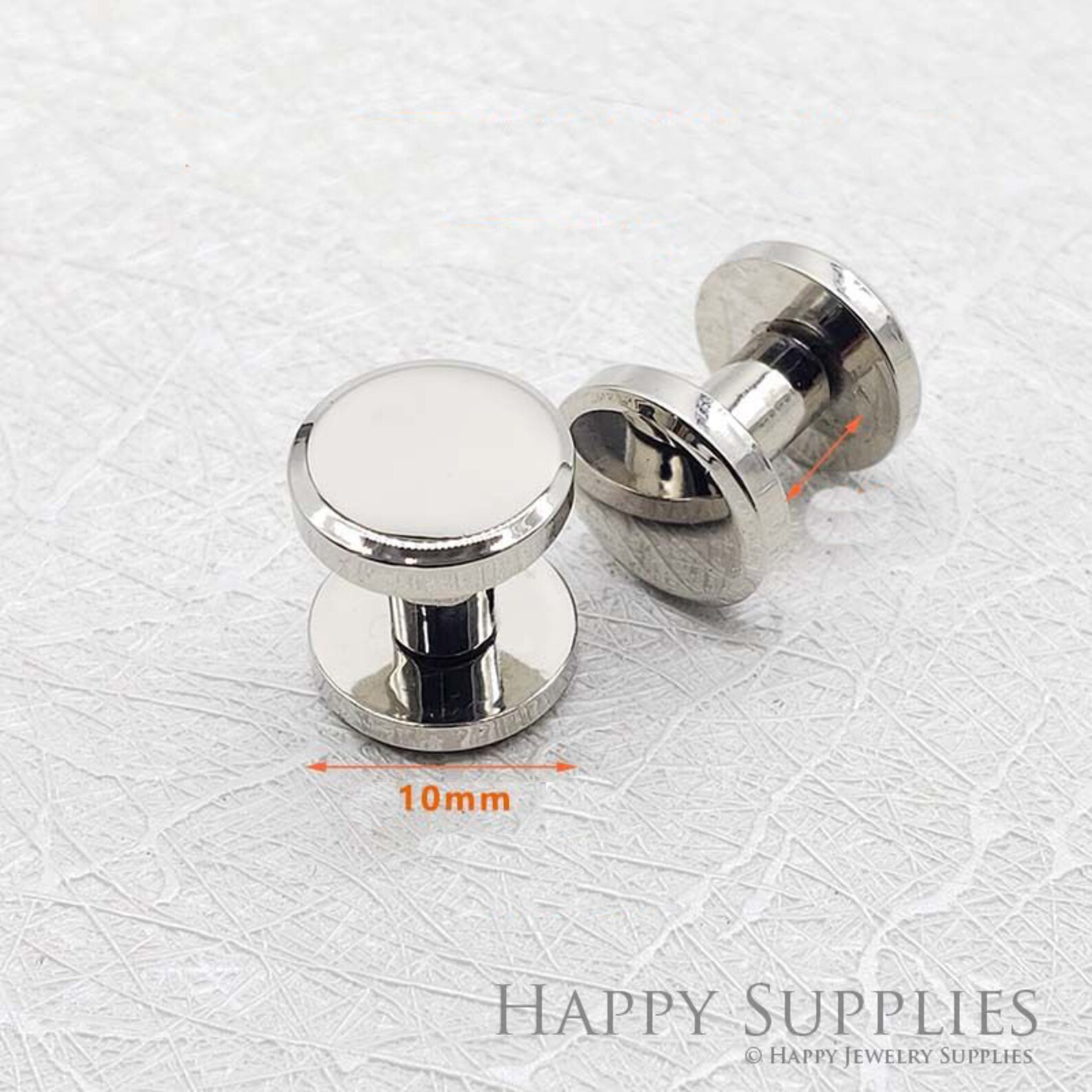 10MM Curved Head Stainless Steel Chicago Screw for Leather, 3/8" Screw ...